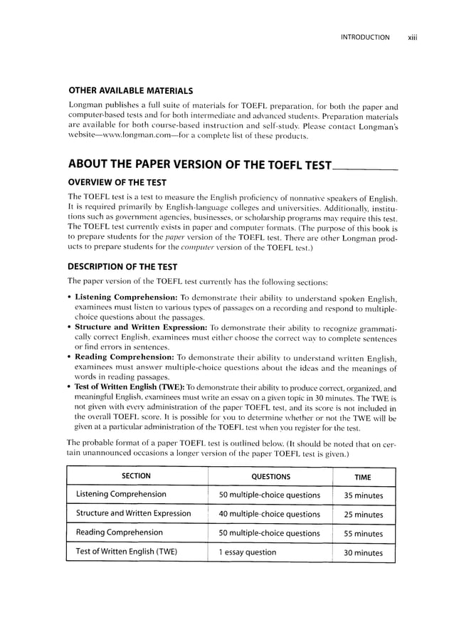 Longman Introductory Course for the TOEFL Test - The Paper Test.pdf ...