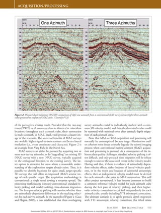 An overview of seismic azimuth for towed streamers | PDF