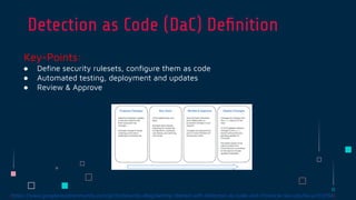 Detection as Code - Effective Approach to manage & optimize SOC Development | PDF