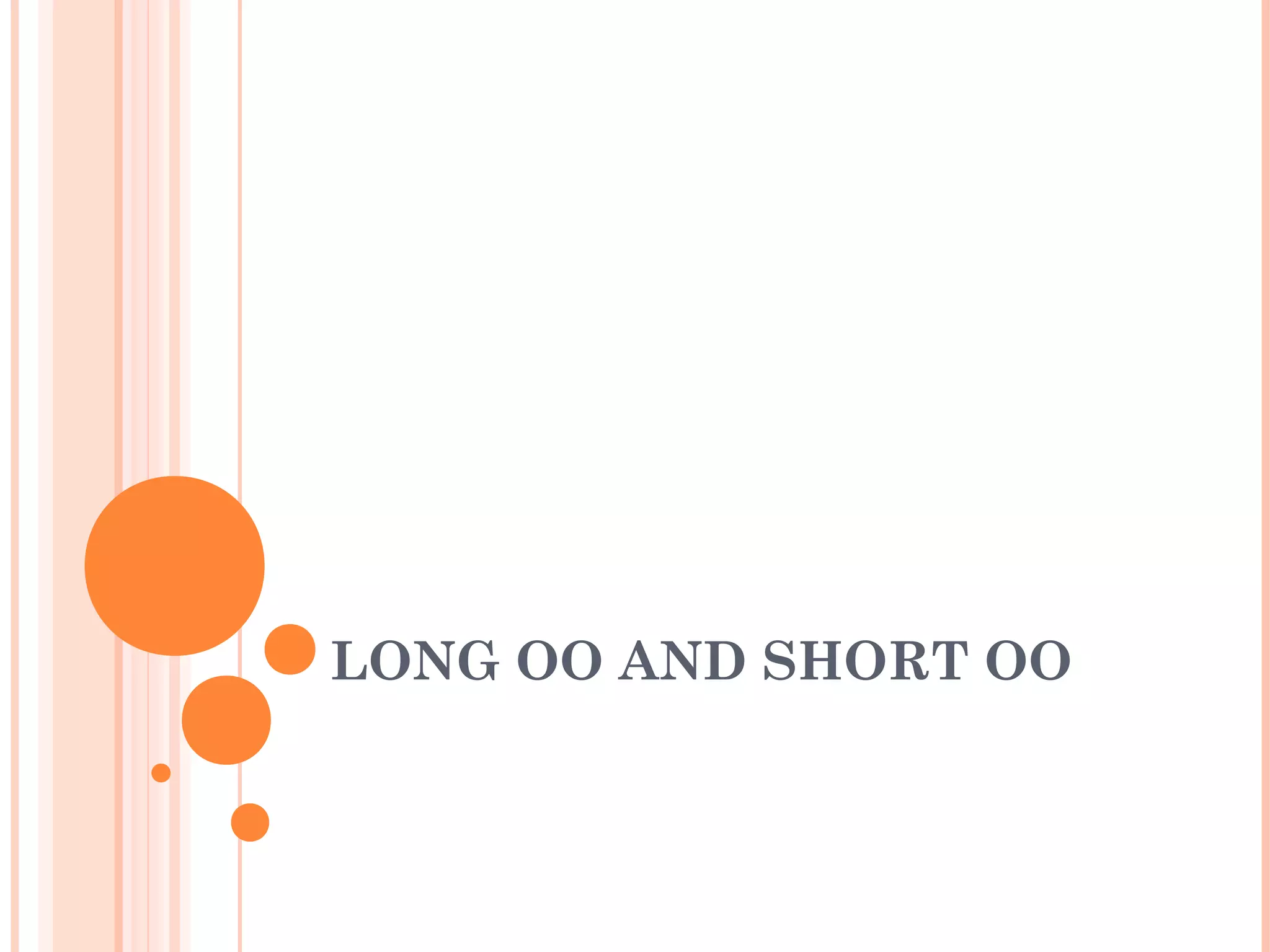 Long oo and short oo | PPT