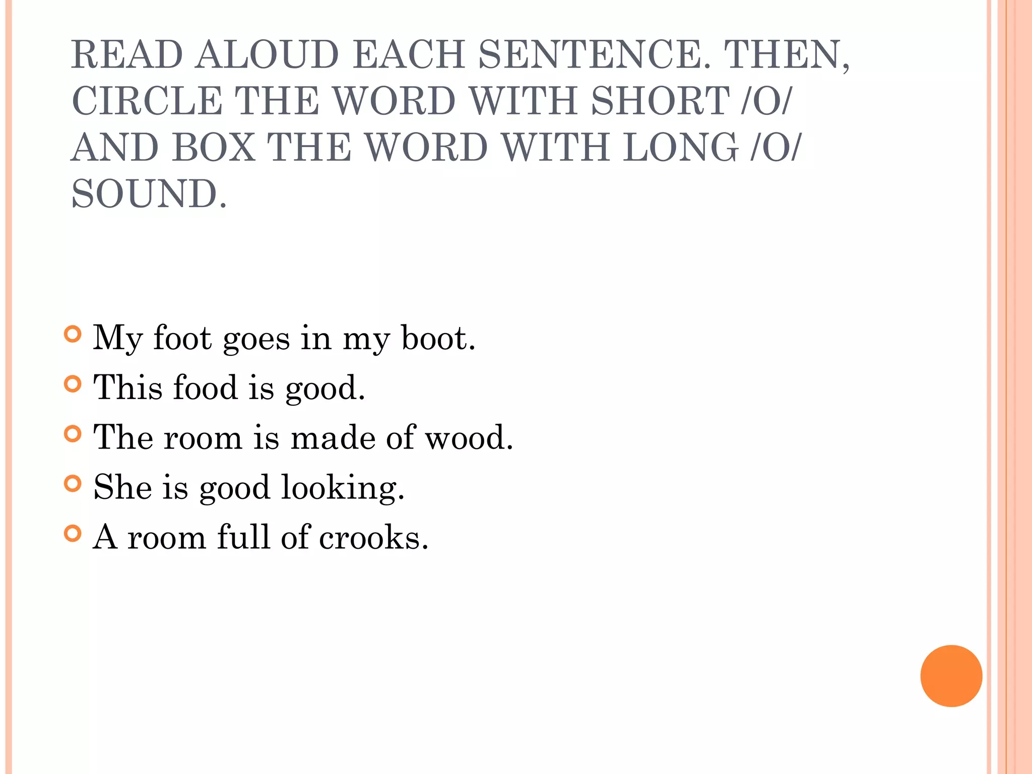 Long oo and short oo | PPT