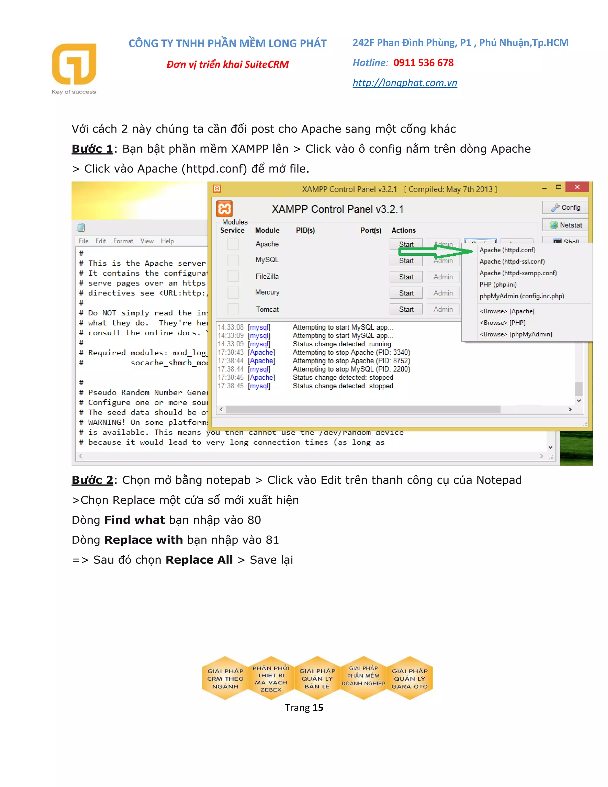Longphat huong dan_cai_dat_suitecrm_v1.0 | PDF | Free Download