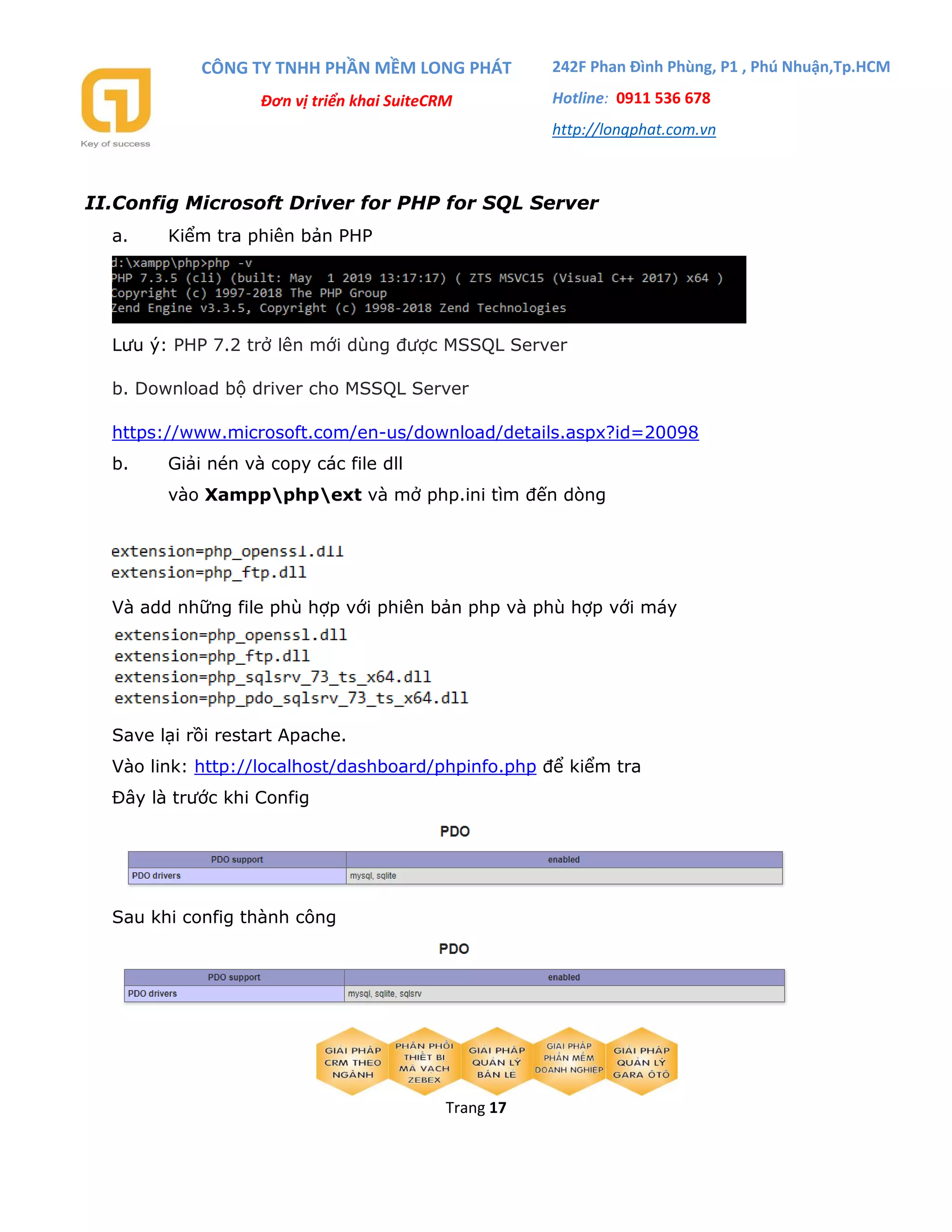 Longphat huong dan_cai_dat_suitecrm_v1.0 | PDF | Free Download
