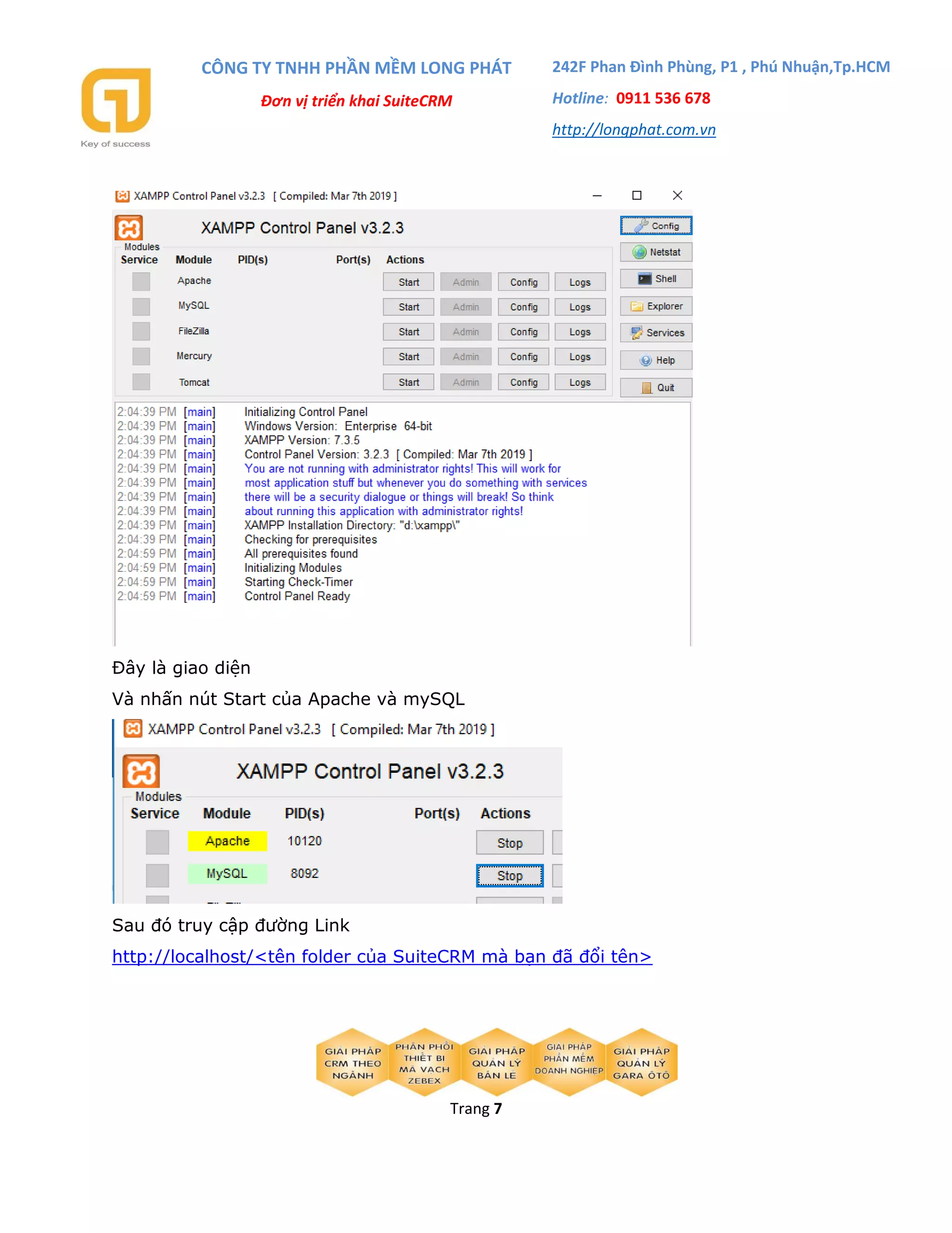 Longphat huong dan_cai_dat_suitecrm_v1.0 | PDF | Free Download