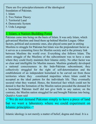 Long Question Answer based onCambridge O Level Pakistan Studies (2059 ...