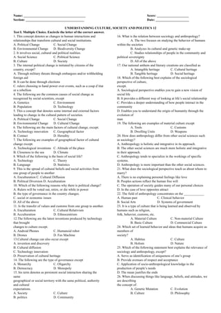 Long Quiz 1 FOR Understanding Culture, Society and Politics.docx