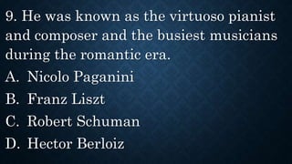 Long quiz in Music 9 pptx.pptx quarter 3 | PPTX