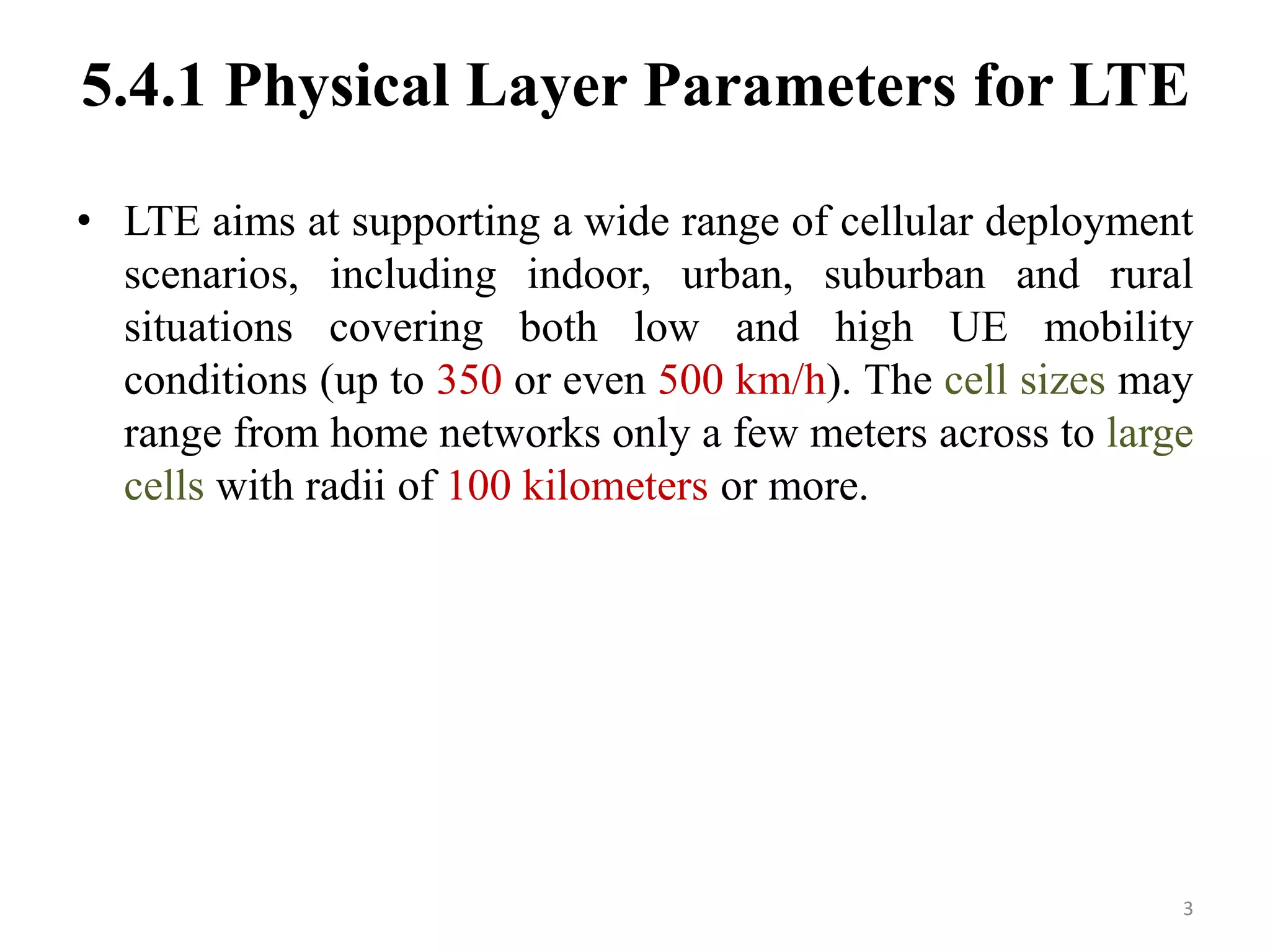 Long Range Cell Coverage for LTE | PPTX