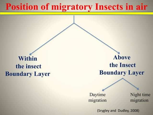 Long-range migration in insects : Mechanisms and monitoring techniques ...