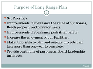 Long Range Plan | PPT