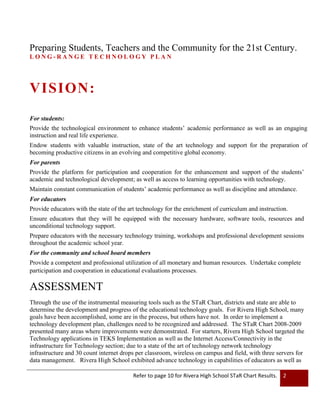 Long Range Technology Plan Aide G | PDF