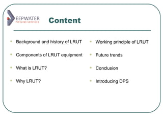 Long range ultrasonic testing by kevin ukueku | PPT
