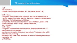 Long range wireless modules | PPT