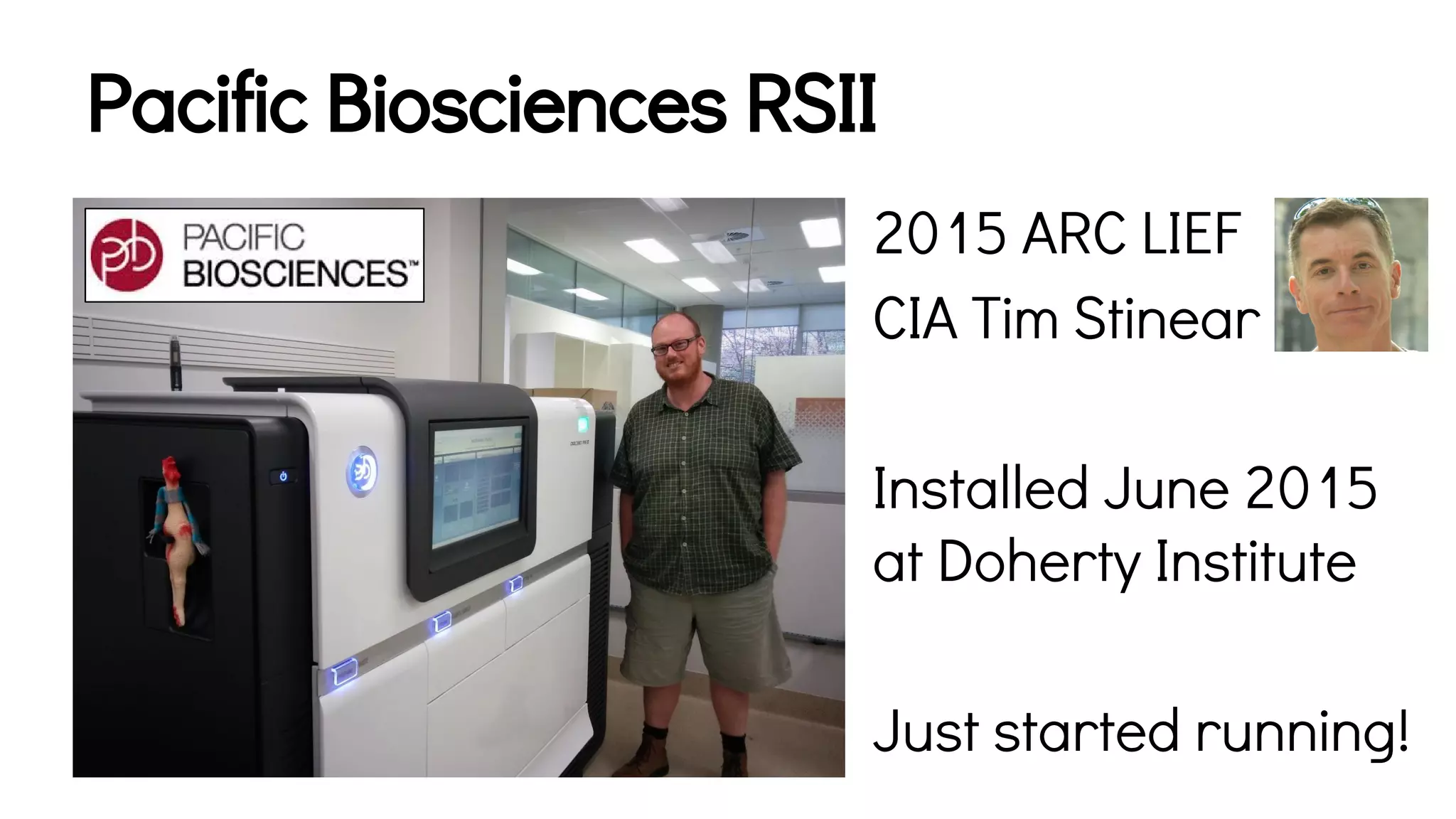 Long read sequencing - WEHI bioinformatics seminar - tue 16 june 2015 | PDF