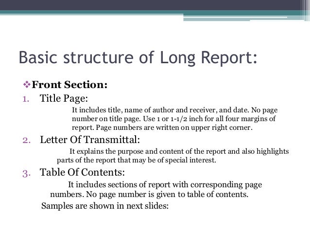 Long Reports And Title Page Of Any Report long-reports-and-title-page-of-any-report