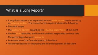 Long Report Writing and Reading for business students | PPT