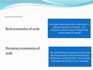 Long run Managerial Economics | PPT