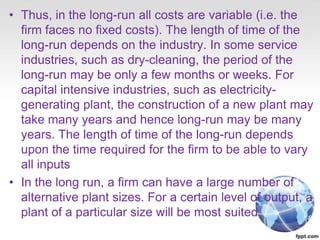 Long Run Cost Function | PPTX