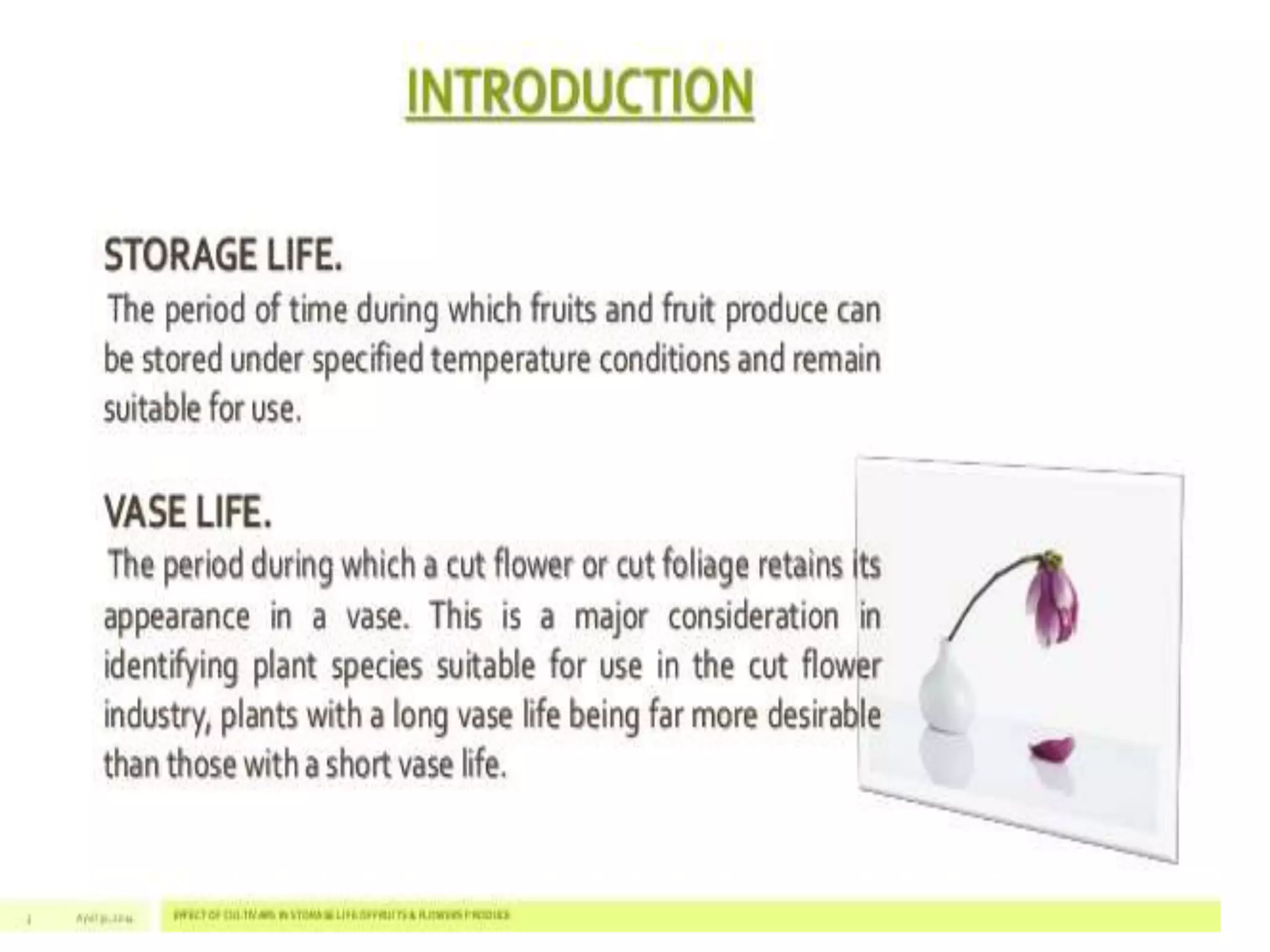 Long self life of fruits and vegetables | PPTX