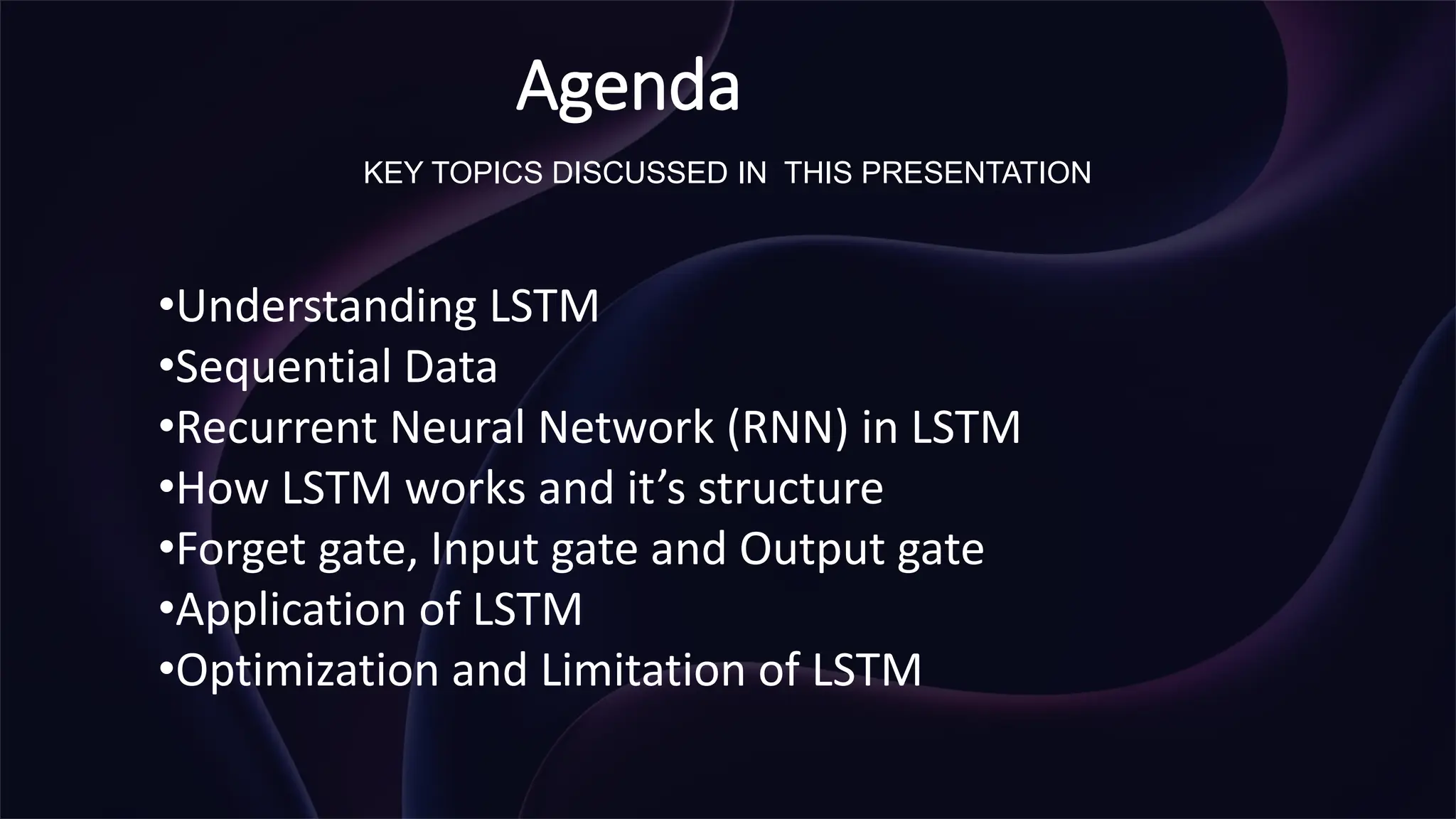 Long Short Term Memory LSTM | PPTX