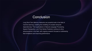 Long Short Term Memory LSTM | PPTX