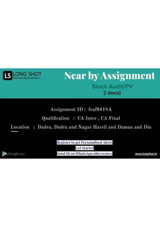 long shot assignments | PDF