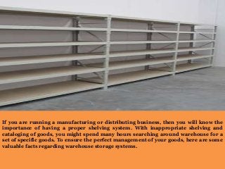 Long span shelving melbourne