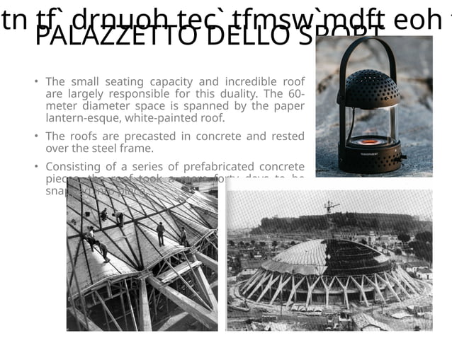 Long Span Structure - Case Study PALAZZETTO DELLO SPORT | PPTX