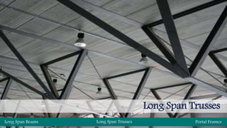Long span structures in Concrete and Steel | PPTX