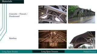 Long span structures in Concrete and Steel | PPTX