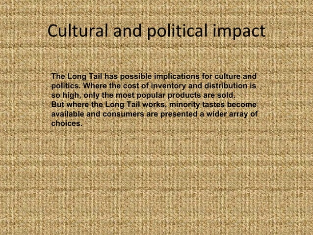 Long Tail Presentation | PPT