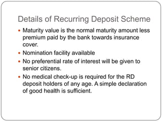 Long term deposit policy of rajkot nagarik sahakari | PPT | Free Download