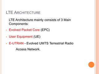 Long Term Evolution | PPTX