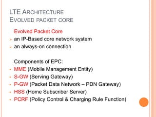 Long Term Evolution | PPTX