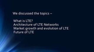 Long term evolution | PPT