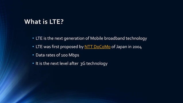 Long term evolution | PPT