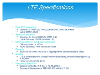 Long term evolution (lte) | PDF