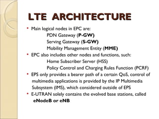 Long term evolution (lte) technology | PPT