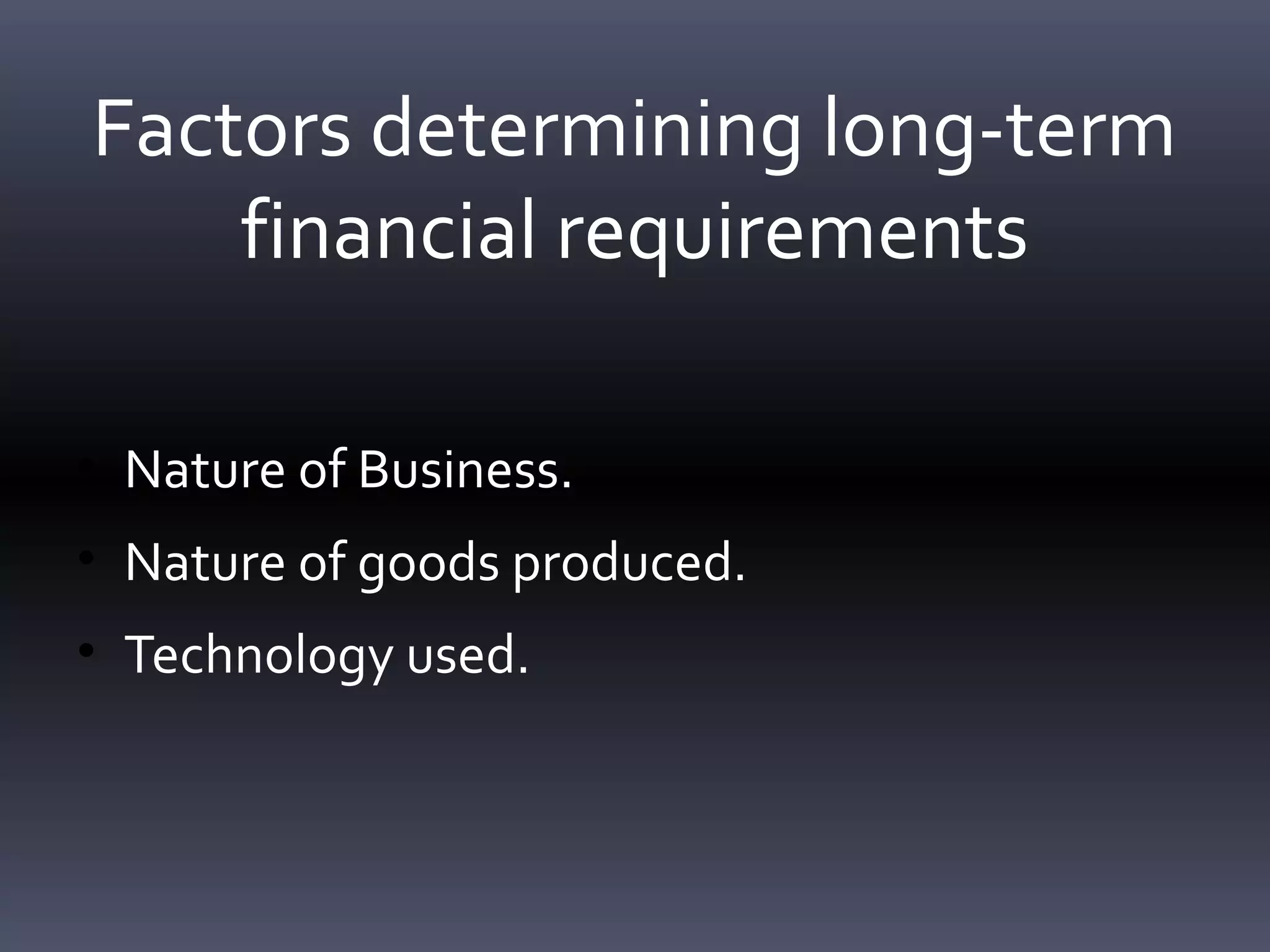 Sources of Long term finance | PPT