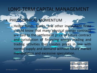 Long term investment management | PPTX