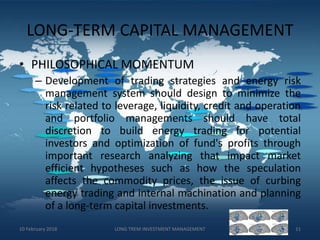Long term investment management | PPTX