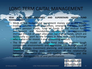 Long term investment management | PPTX