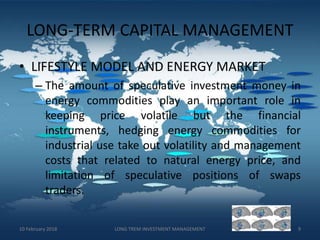 Long term investment management | PPTX