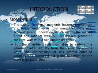 Long term investment management | PPTX