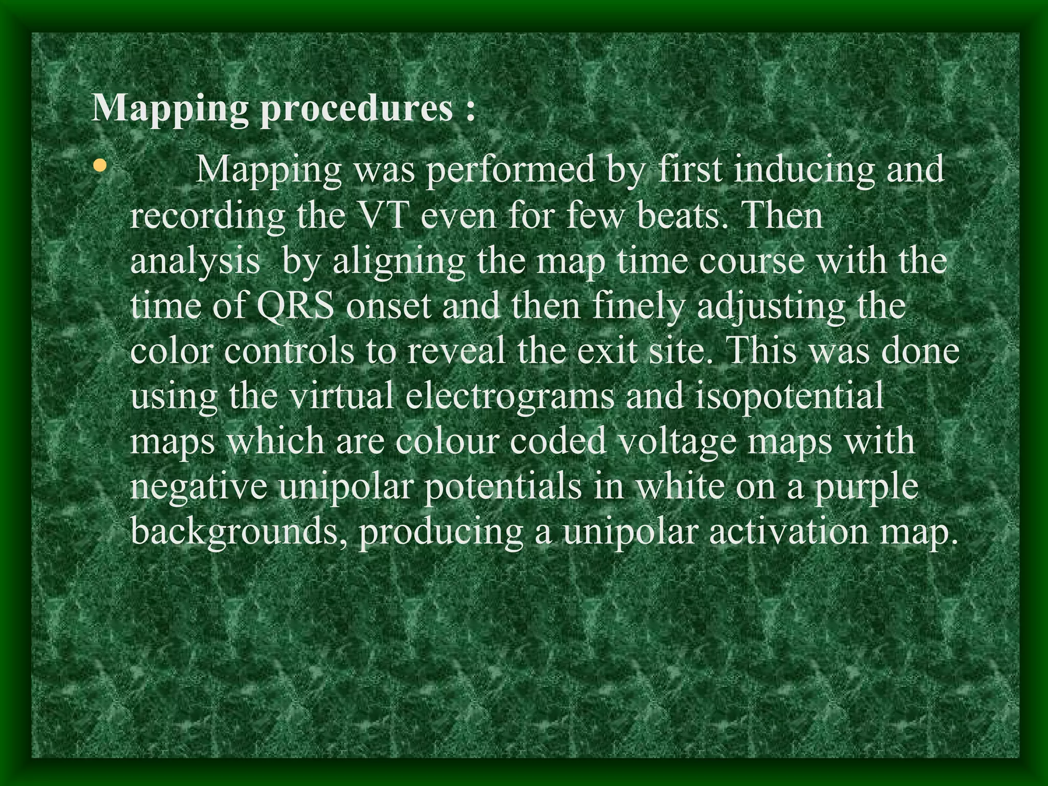 Long term post Ventricular tachycardia ablation guided by non contact ...
