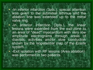 Long term post Ventricular tachycardia ablation guided by non contact ...