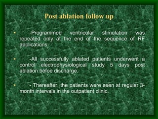 Long term post Ventricular tachycardia ablation guided by non contact ...