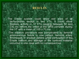 Long term post Ventricular tachycardia ablation guided by non contact ...