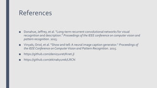 Long Term Recurrent Convolutional Neural Networks | PPT