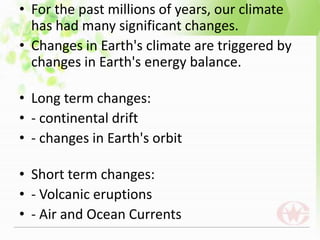 Long term & short term effects of climate | PPTX